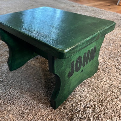 Personalized Kids Stepping Stool Rustic Decor Children's Step Stool ...