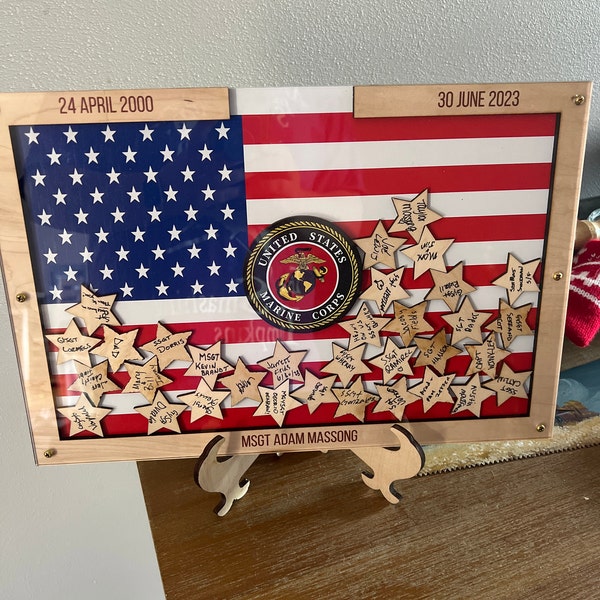 Personalized Guest Book/flag/navy/army/air Force/military/armed Forces ...
