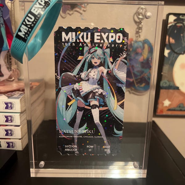 Hatsune Miku 10th Anniversary "miku Expo" Custom Physical | Memento ...