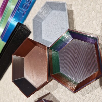 Hexagonal Board Game Gaming Trays Token Holders Stackable - Etsy