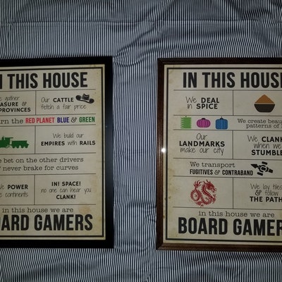 Custom Vintage Style Board Game Wall Artpersonalized Table Top Game Art ...