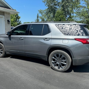 Fits 2015-2020 Chevy Tahoe Rear Side Windows Floral Flowers Decal ...