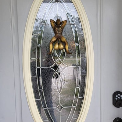 Brass Door Knocker, an Artsy Rustic Brass High Quality Unique and Funny ...