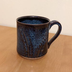 Large Blue Coffee Mug, Handmade Ceramic, Ready to Ship - Etsy