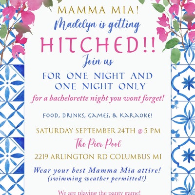 Editable Muslim Wedding Program Template DIGITAL DOWNLOAD, Printable ...