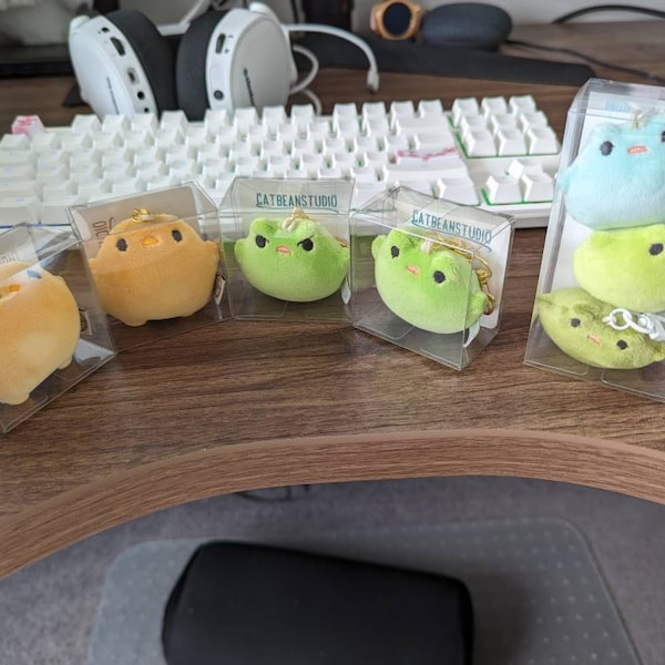 Mini Frog Plush set of 3 Original Green Trio - Etsy