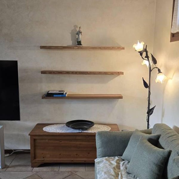 Custom Floating Shelves Wood Shelving Unit for Wall Shelf Decor Wall ...