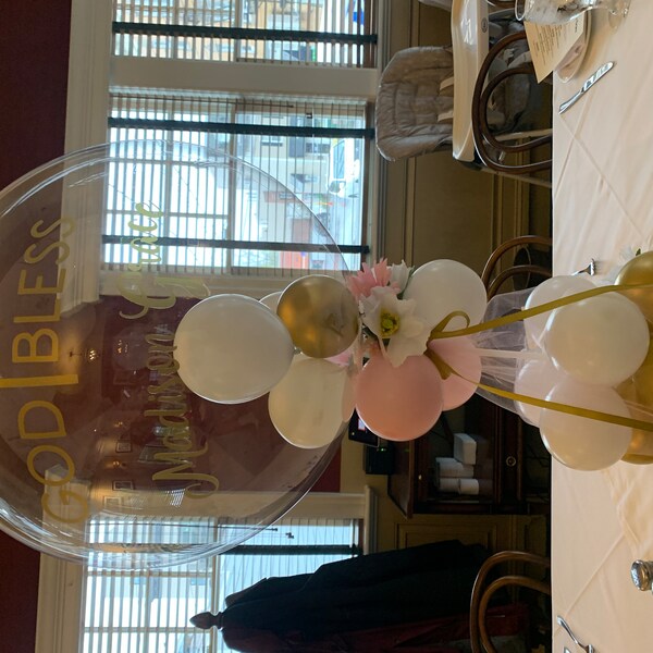 God Bless Balloon, Baptism Balloon, Confirmation Balloon, Communion ...