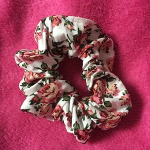 Floral Scrunchies Flower Scrunchy Hair Scrunchies Scrunchie - Etsy