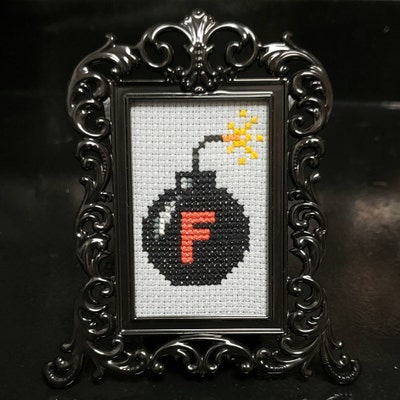 Cheeky F Bomb Cross Stitch Pattern printable PDF Immediate Download ...