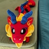 ITH Blue Dragon Sea Slug Plush Embroidery Pattern Adorable Blue ...