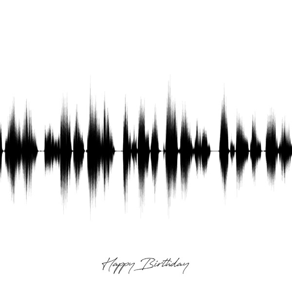 Custom Soundwave Print | Printable Personalized Voice Art Anniversary ...