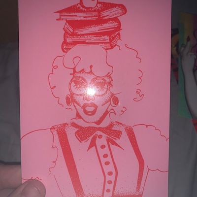 Trixie Mattel 'red for Filth' Drag Race All Stars 3 Art Print Postcard ...