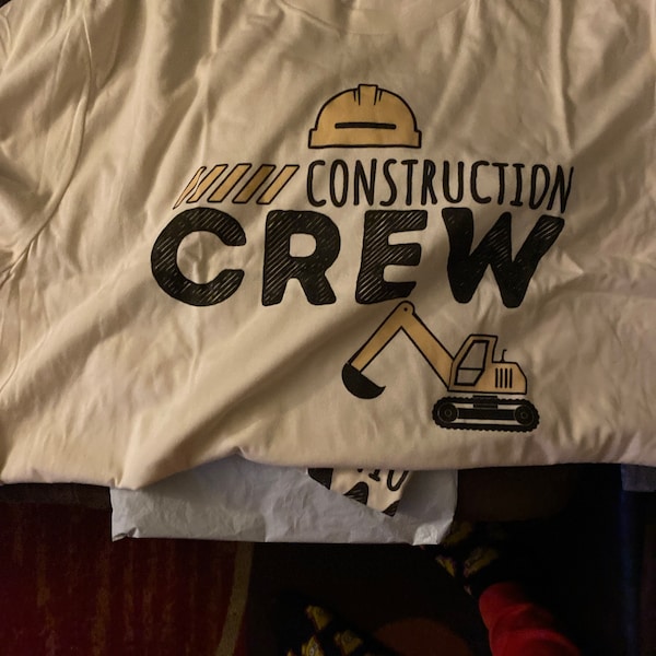 Construction Crew Matching Shirts, Birthday Construction Shirts, Three ...