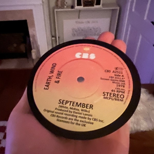 Real Vinyl Record Personalised Label 45rpm - Etsy