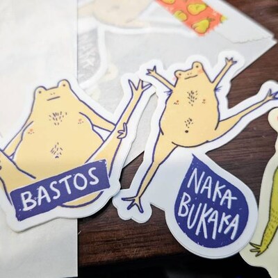 Teka Muna Washi Tape // Filipino Frog and Juicy Pear - Etsy