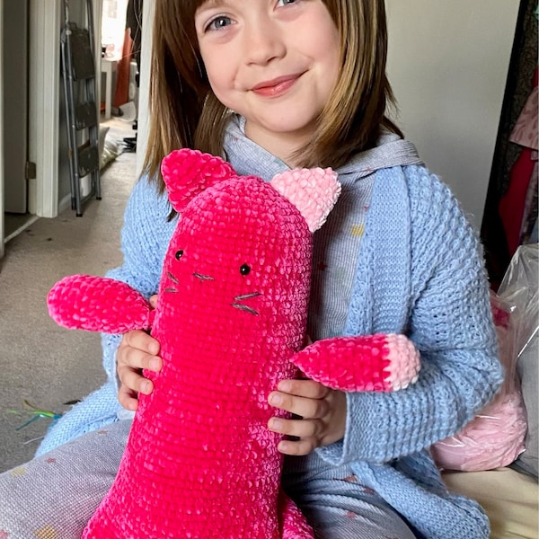 Big Long Cat Crochet Pattern. Create You Own Big Long Cat Amigurumi ...