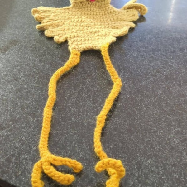 Chicken Bookmark Crochet Pattern | Amigurumi PDF Pattern - Etsy