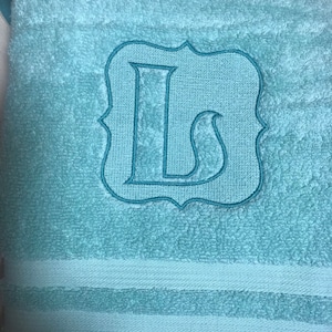 Embossed Monogram Towel Machine Embroidery Designs A-Z Assorted Sizes ...