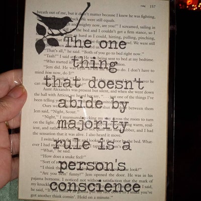 TOG You Do Not Yield Book Page Art Print/ Wall Art/ Unique Gifts for ...