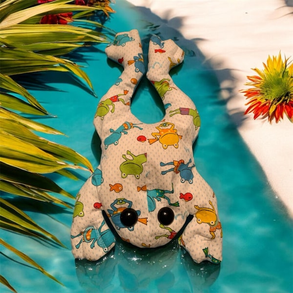 Beanbag Frog Sewing Pattern: Easy DIY Stuffed Animal (PDF Download) - 2 ...