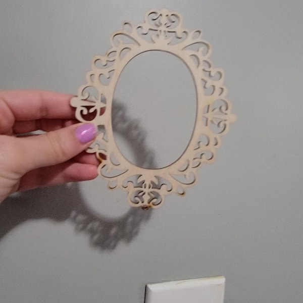 Frame Shape - Multiple Sizes - Laser Cut Unfinished Wood Cutout Shapes ...