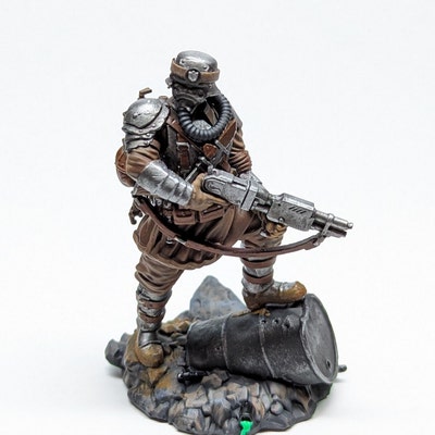 Sci-fi Miniature Army Veterans 28mm,32mm Scales 54mm, 75mm TALL Resin ...