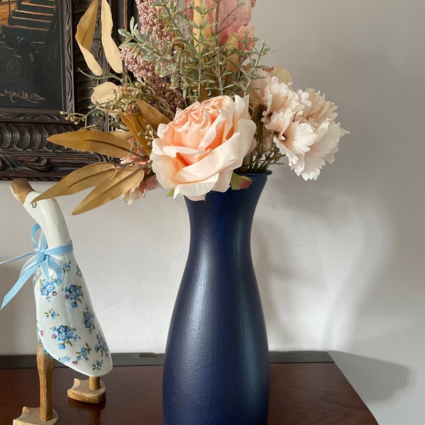 Abstract Art, Line Drawing Face ,hand Painted Bottle, Black Abstract ...