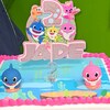 Baby Shark Cake Topper, Baby Shark Birthday, Cupcake Topper, Ping Fong ...