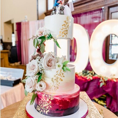 Propsecure® SIDE BAR Floating Cake Spacer Anti Gravity Cake Stand ...