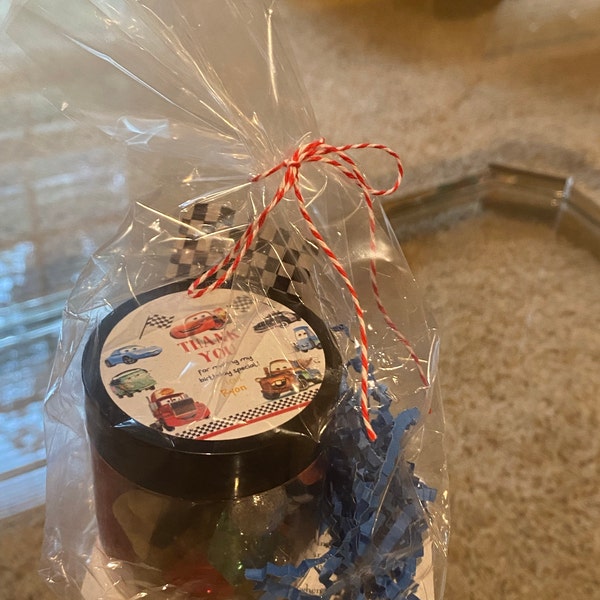 CARS Birthday Playdough Favor | Cars Birthday Party | Kids Birthday ...