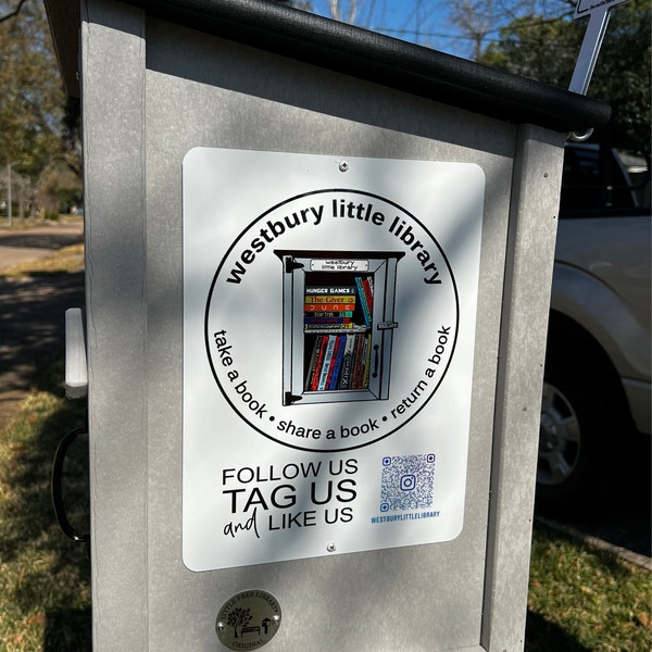 Little Free Library - Metal Signs - Etsy