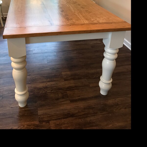 Maple Chunky Farmhouse Dining Table Legs - Set of 4 - 5" X 29 ...