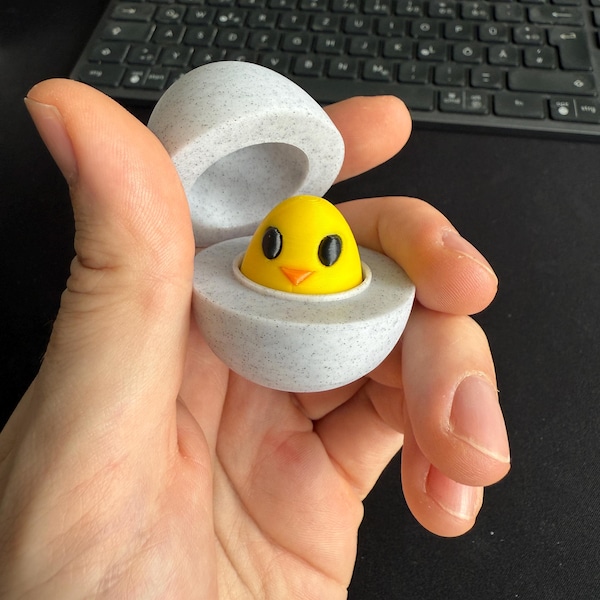 Chick Clicker Fidget Toy - Magnetic Twist, Clicky Keyboard Switch ...