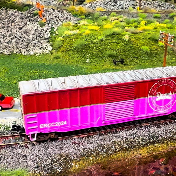 Custom Printed Model Train Box Car, HO Scale Box Car, Personalized Box ...