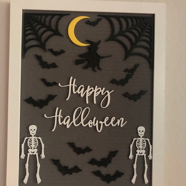 Witch and Moon Set, Letterboard Witch, Witch Sign, Flying Witch ...
