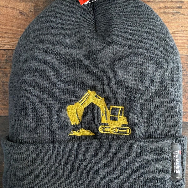 Digging Excavator - Machine Embroidery Design. Excavator Embroidery ...