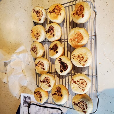 Custom Burger Stamp, BBQ Branding Stamper, Personalised Bread Stamp for ...