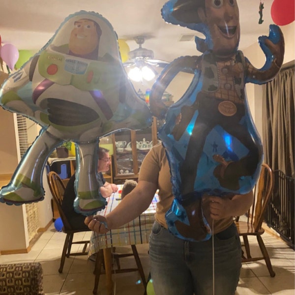 44'' Toy Story Woody Balloon| 36'' Buzz Light Year Balloon| 18'' Toy ...