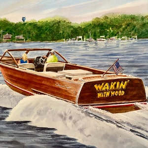 Custom Painting 12x18 CENTER CONSOLE Hand Made Art - Etsy