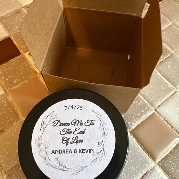 10 Personalized Fall Rustic Wedding Favors - Fall Wedding Candle Favors ...