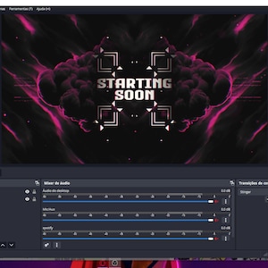 Twitch Overlay Package Violet Animated Stream Overlay Pack Purple ...