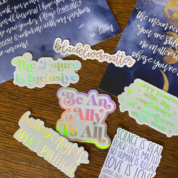 The Future is Inclusive Sticker, Diversity Stickers, Feminist Stickers ...