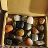 Set of 3 Flint Stones Tumbled Stones, Flint Stone Tumbled Stone, Flint ...