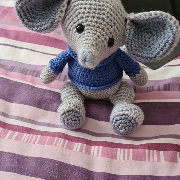 Amigurumi Crochet Pattern Albert the Mouse ENGLISH ONLY - Etsy
