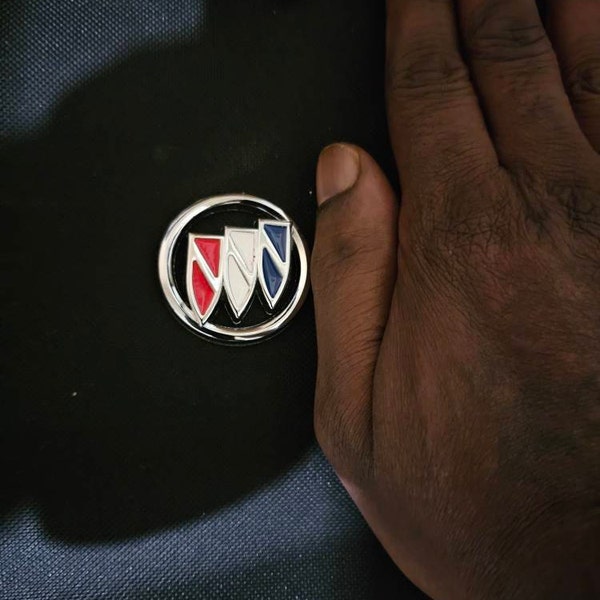 1 X 3D Raised Buick Tri-shield Logo Metal Made Dashboard, Center ...