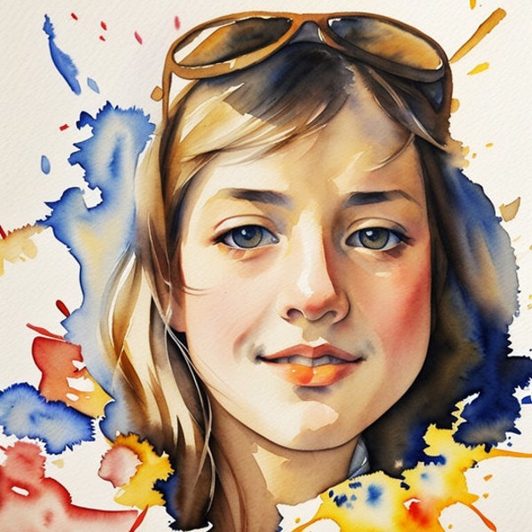 Custom Paint by Number Portrait From Photo Personalized Painting by ...