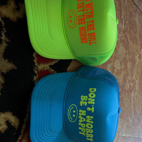 Custom Puff Hat, Puff Trucker Hat, Custom Foam Hat, Custom Party Hat ...