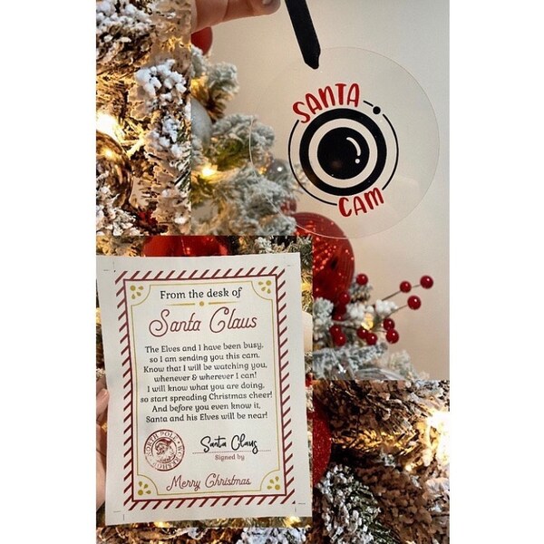 Santa Nightlight Letter, Santa Cam Letter, Santa Nightlight, Santa ...