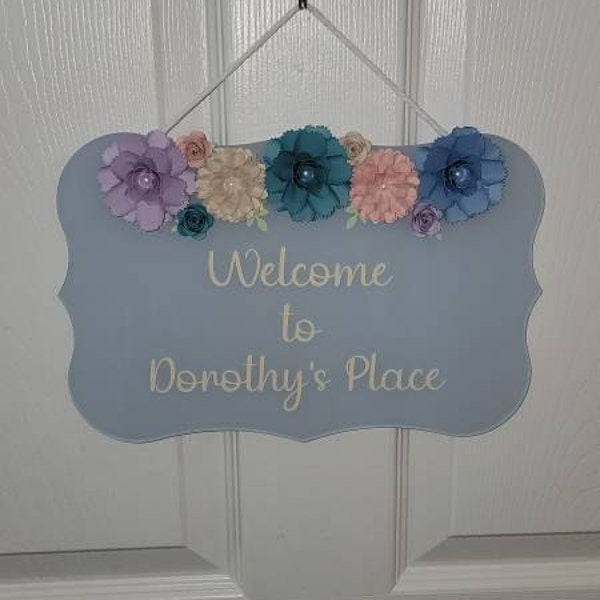 Acrylic Hanging Sign, Custom and Personalized Sign, Name Sign, Business ...